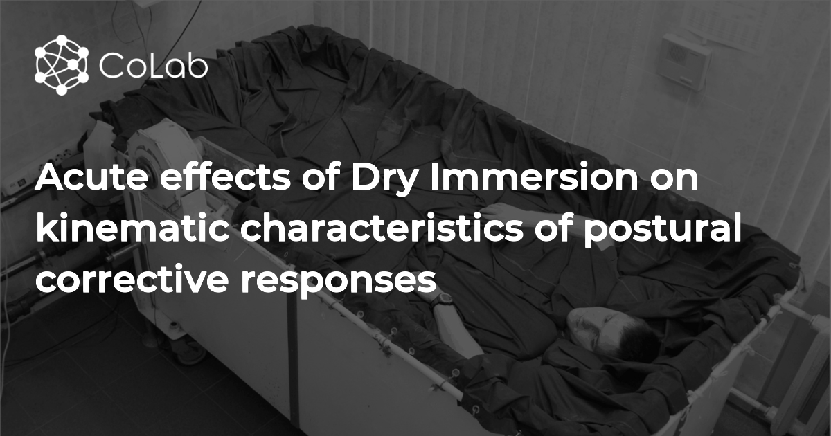 Acute effects of Dry Immersion on kinematic characteristics of postural ...