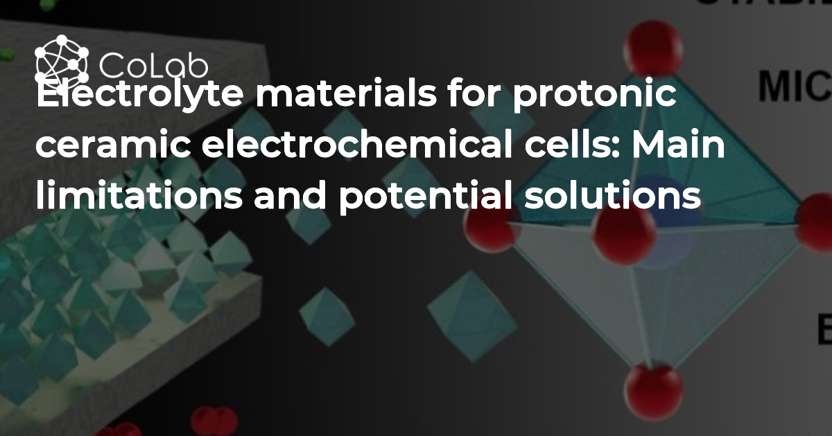 Electrolyte materials for protonic ceramic electrochemical cells: Main limitations and potential ...