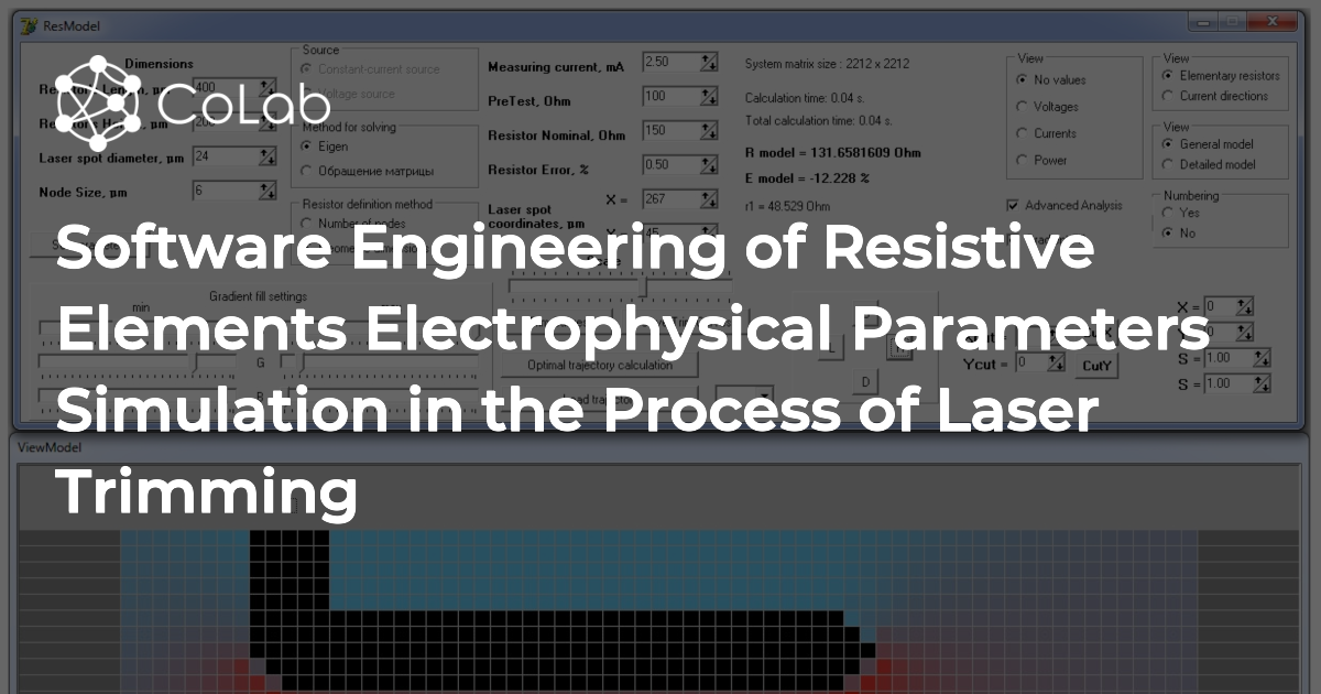 Software Engineering of Resistive Elements Electrophysical Parameters ...