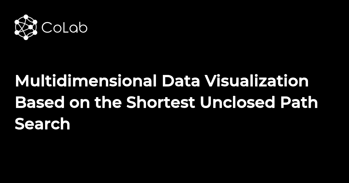 Multidimensional Data Visualization Based on the Shortest Unclosed Path ...