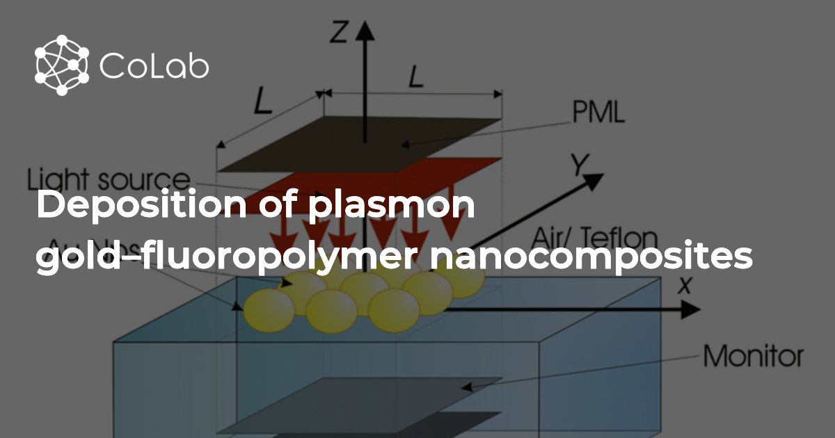 Deposition of plasmon gold–fluoropolymer nanocomposites | CoLab
