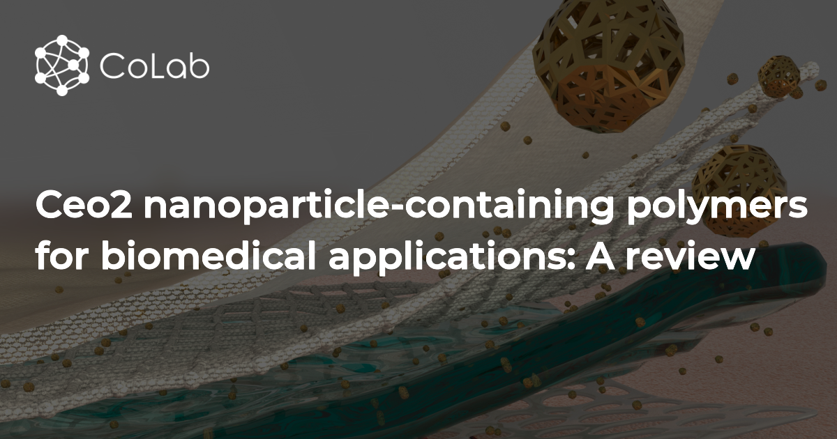 Ceo2 nanoparticle-containing polymers for biomedical applications: A ...