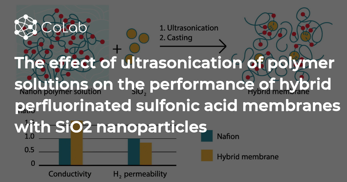 The effect of ultrasonication of polymer solutions on the performance ...
