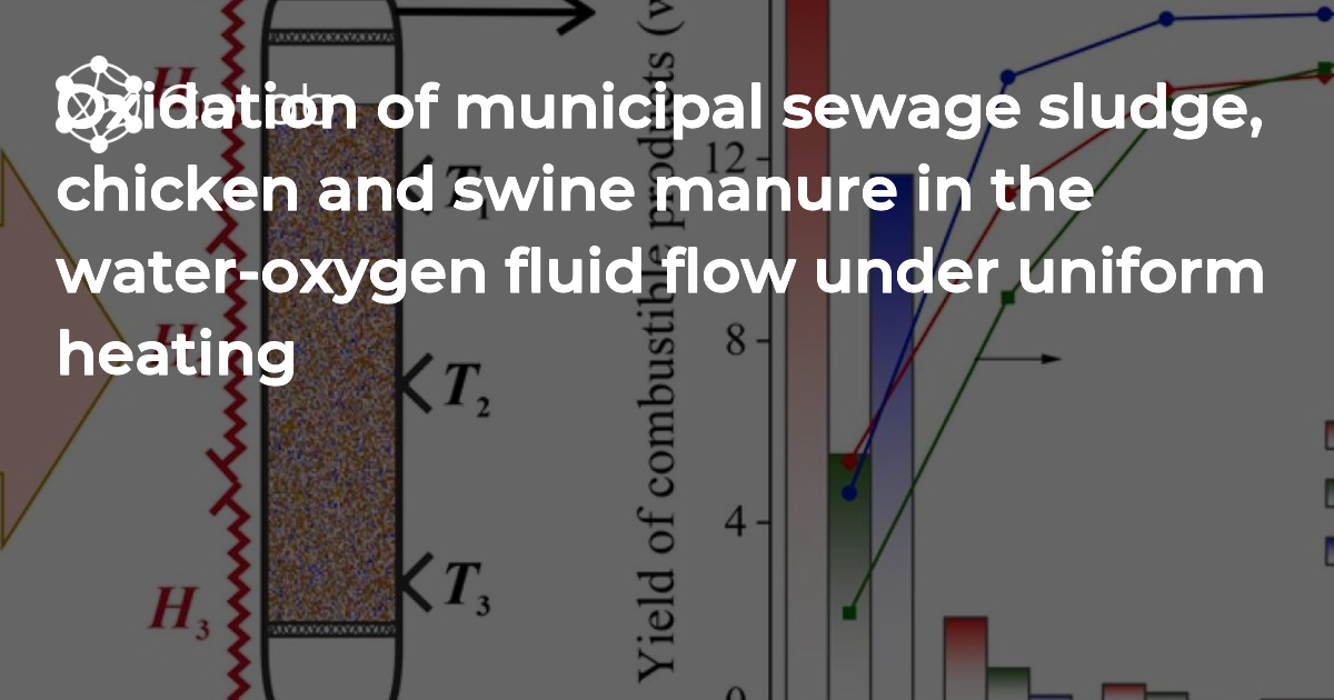Oxidation of municipal sewage sludge, chicken and swine manure in the ...