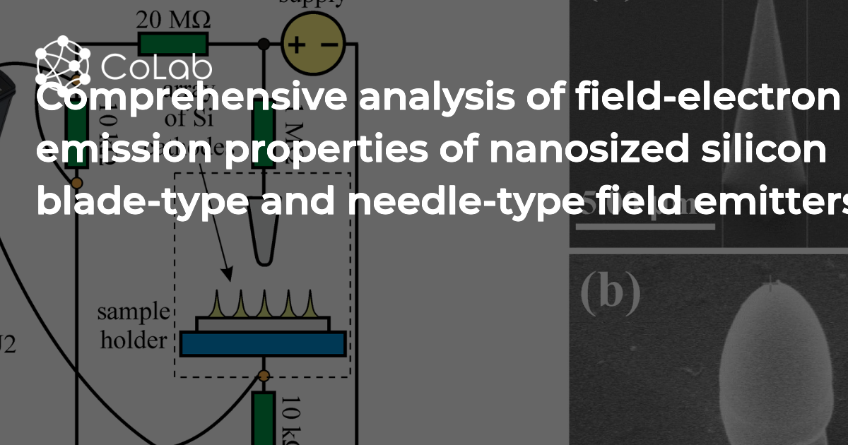 Comprehensive analysis of field-electron emission properties of ...