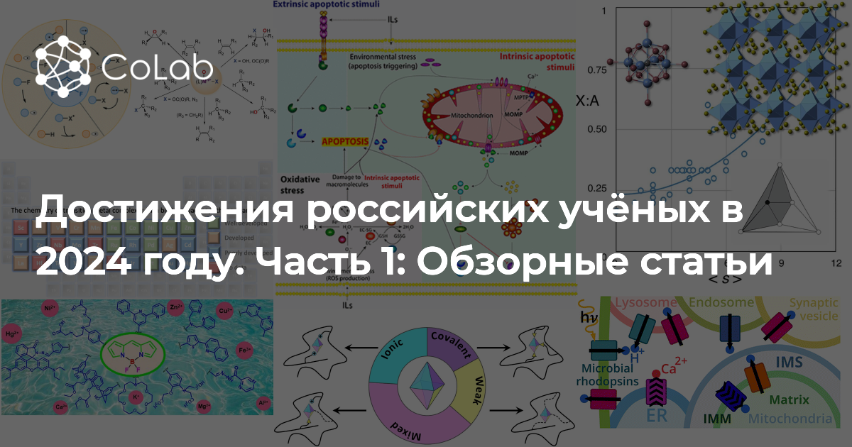 Достижения российских учёных в 2024 году. Часть 1: Обзорные статьи | CoLab