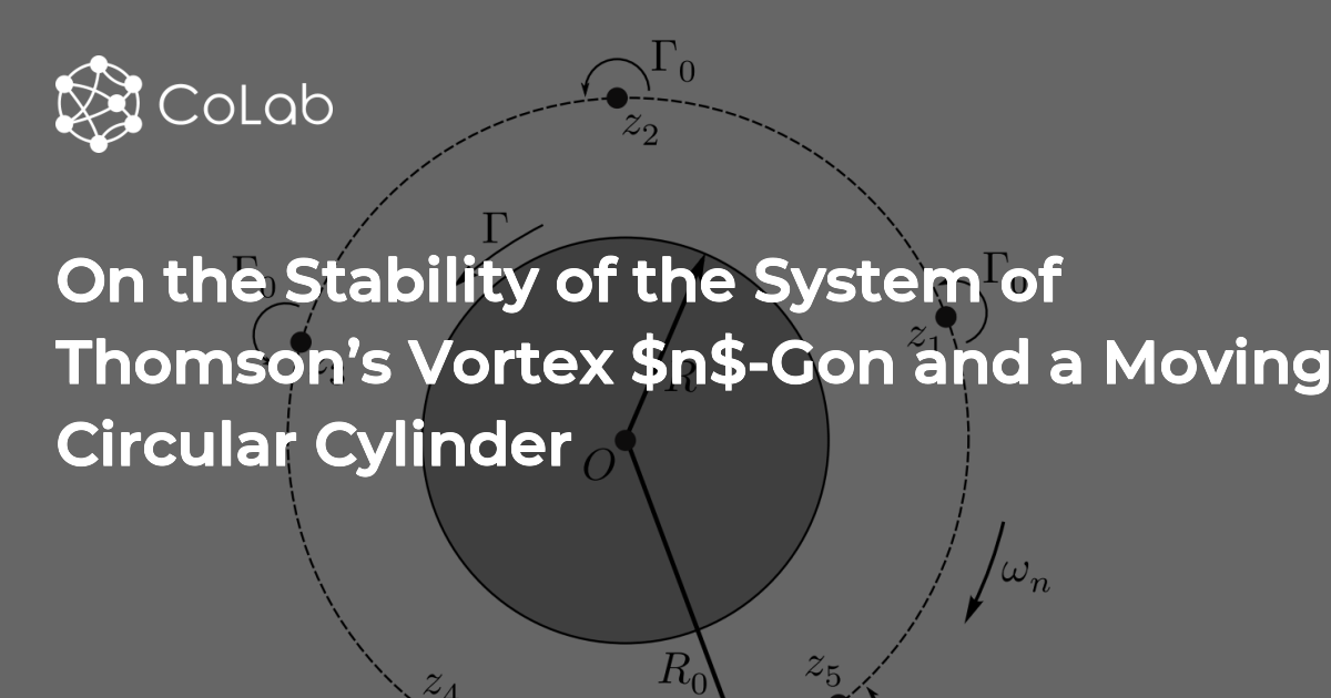 On the Stability of the System of Thomson’s Vortex $n$-Gon and a Moving ...