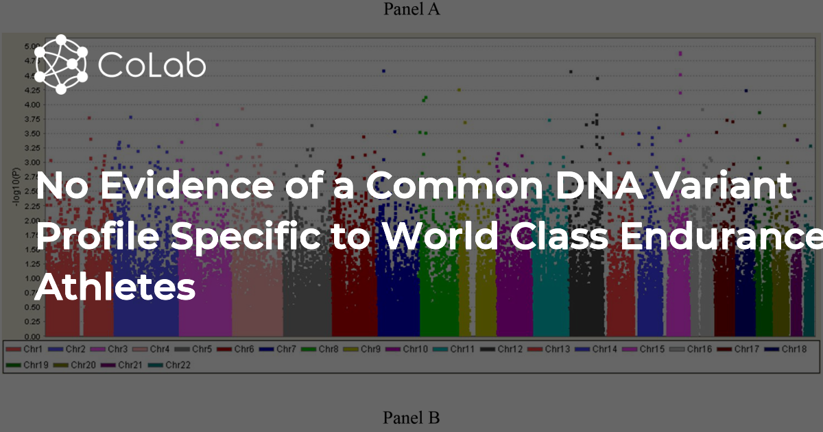 No Evidence of a Common DNA Variant Profile Specific to World Class ...