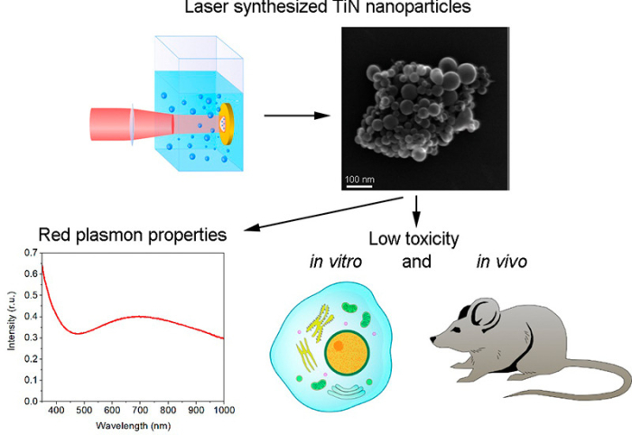 Laser-synthesized TiN nanoparticles for biomedical applications ...