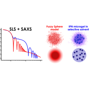 Microphase separation of stimuli-responsive interpenetrating network ...